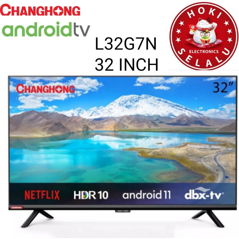 Jual LED TV Changhong 32 Inch L32M91 Smart Google HDR TV Frame Less M91 | Shopee Indonesia