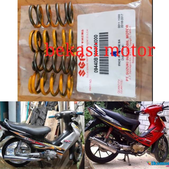 Jual spring per kopling suzuki smash shogun 125 FD SP lama 125R arashi original 1set 4 pcs ...
