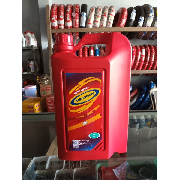 Jual Oli Mesran B 5L Pertamina Diesel Oil Mesran B 5 liter ORIGINAL ...