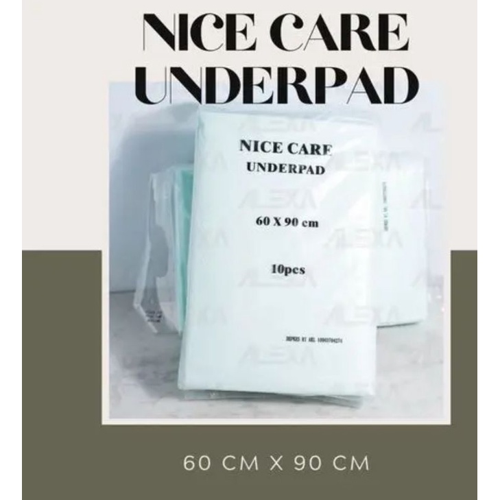 Jual UNDERPAD 60X90CM MERK NICECARE | HARGA TERTERA HARGA PERLEMBAR ...