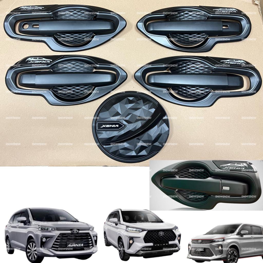 Jual Paket Outer Handle Tank Cover Avanza Xenia Veloz 2022 2023 2024 2025 2026 UP Hitam | Shopee ...