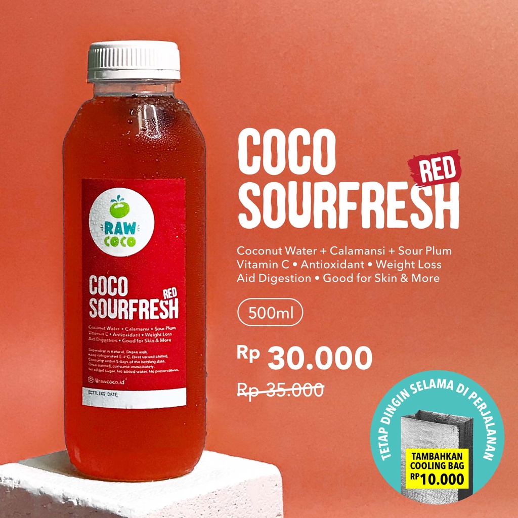 Jual Coco SourFresh Red 500ml — Air Kelapa Muda + Kalamansi + Kiamboy ...