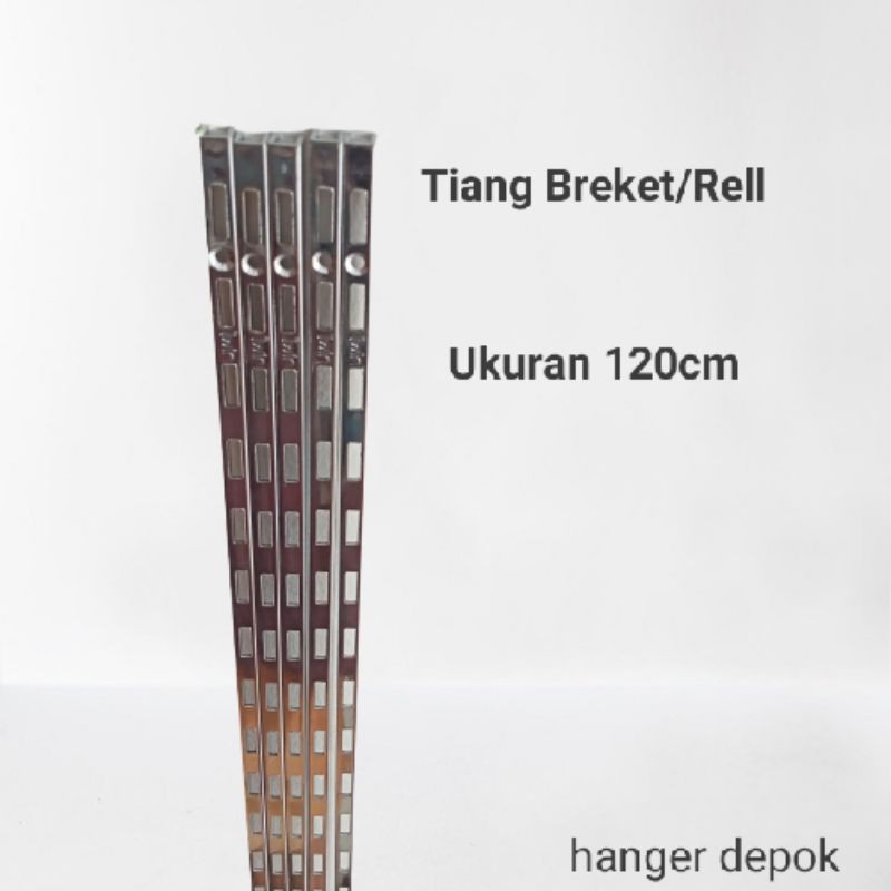 Jual TIANG BRACKET UKURAN 120CM REL BRACKET DINDING | Shopee Indonesia