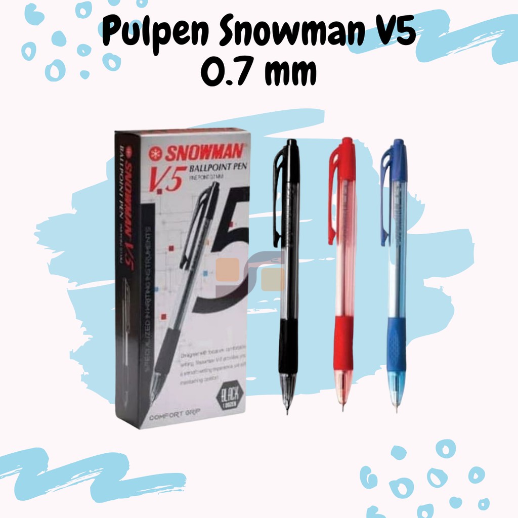 Jual Pulpen Snowman V5 0.7 mm | Shopee Indonesia