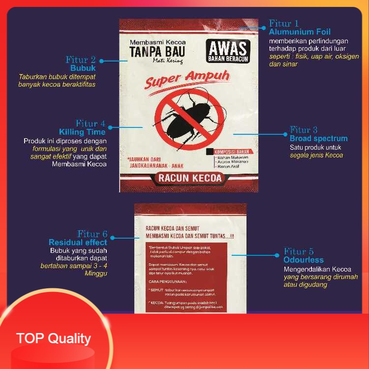 Jual OBAT KECOAK RACUN KECOA -ANTI KECOA - PEMBASMI RACUN Kecoak ...