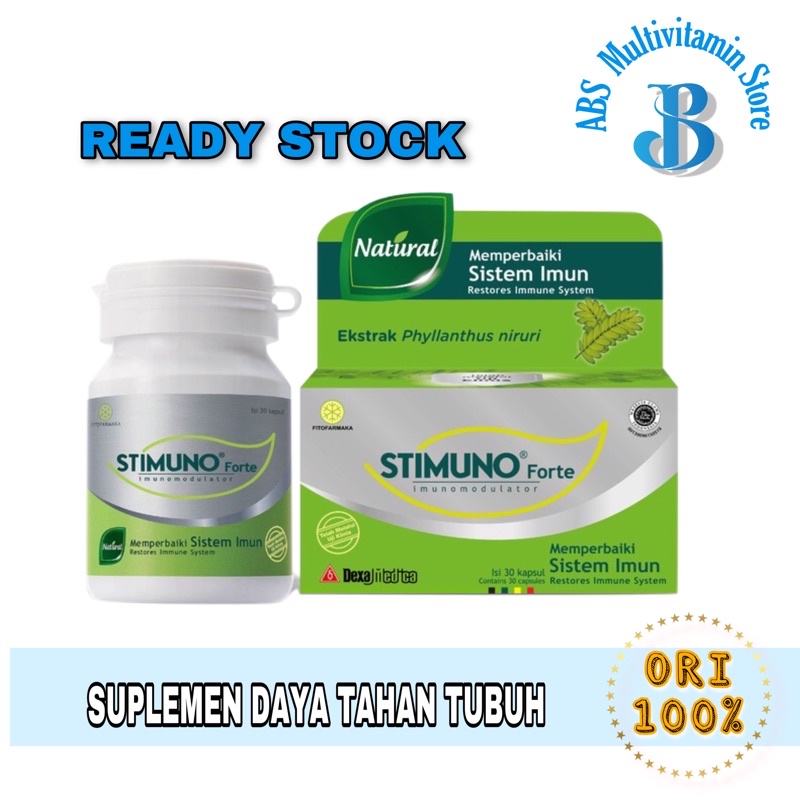 Jual Stimuno forte 30 Kapsul imunomodulator botol | Shopee Indonesia