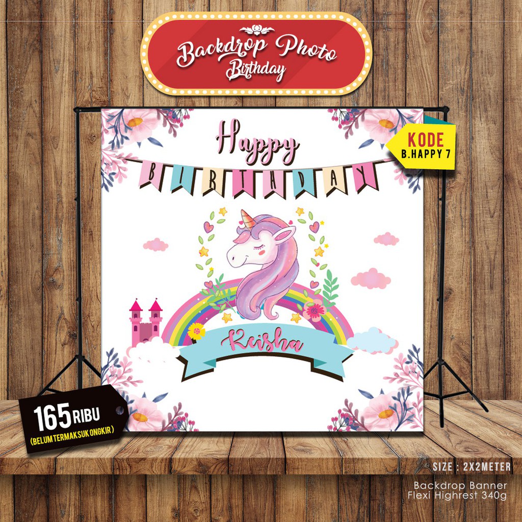 Jual BACKDROP PHOTOBOOTH UNICORN | PROPERTI FOTO DEKORASI PERLENGKAPAN ...