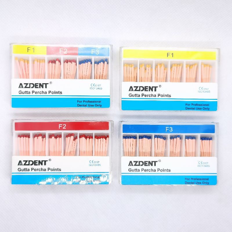 Jual Gutta Percha Protaper F1-F3 F1 F2 F3 Guttap Obturasi Endo 60pcs ...