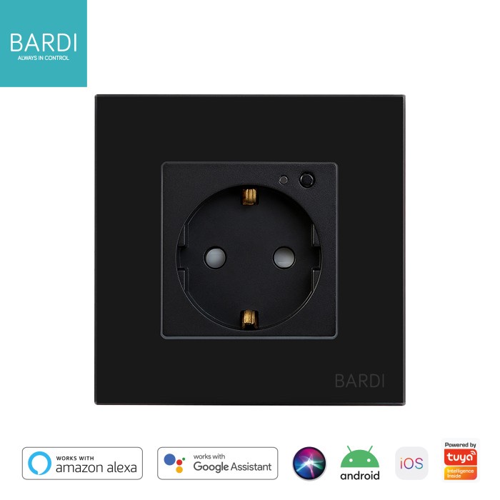 Jual BARDI Smart Wall Socket EU Colokan Dinding Pintar WiFi IoT ...