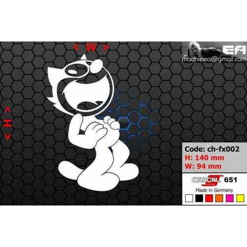 Jual ea cutting sticker / decal Code: ch-fx002 ( felix the cat ...