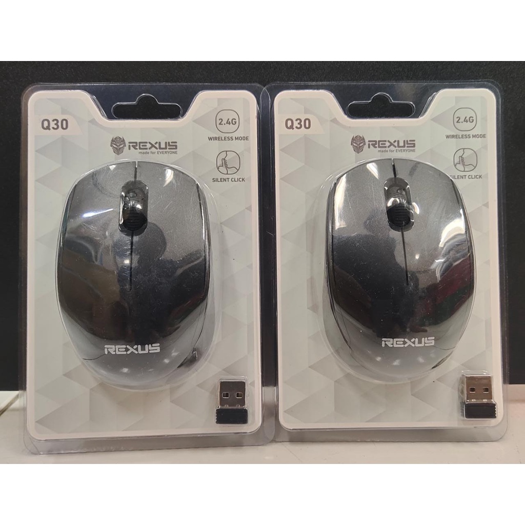 Jual REXUS MOUSE WIRELLES SILENT Q30 | Shopee Indonesia