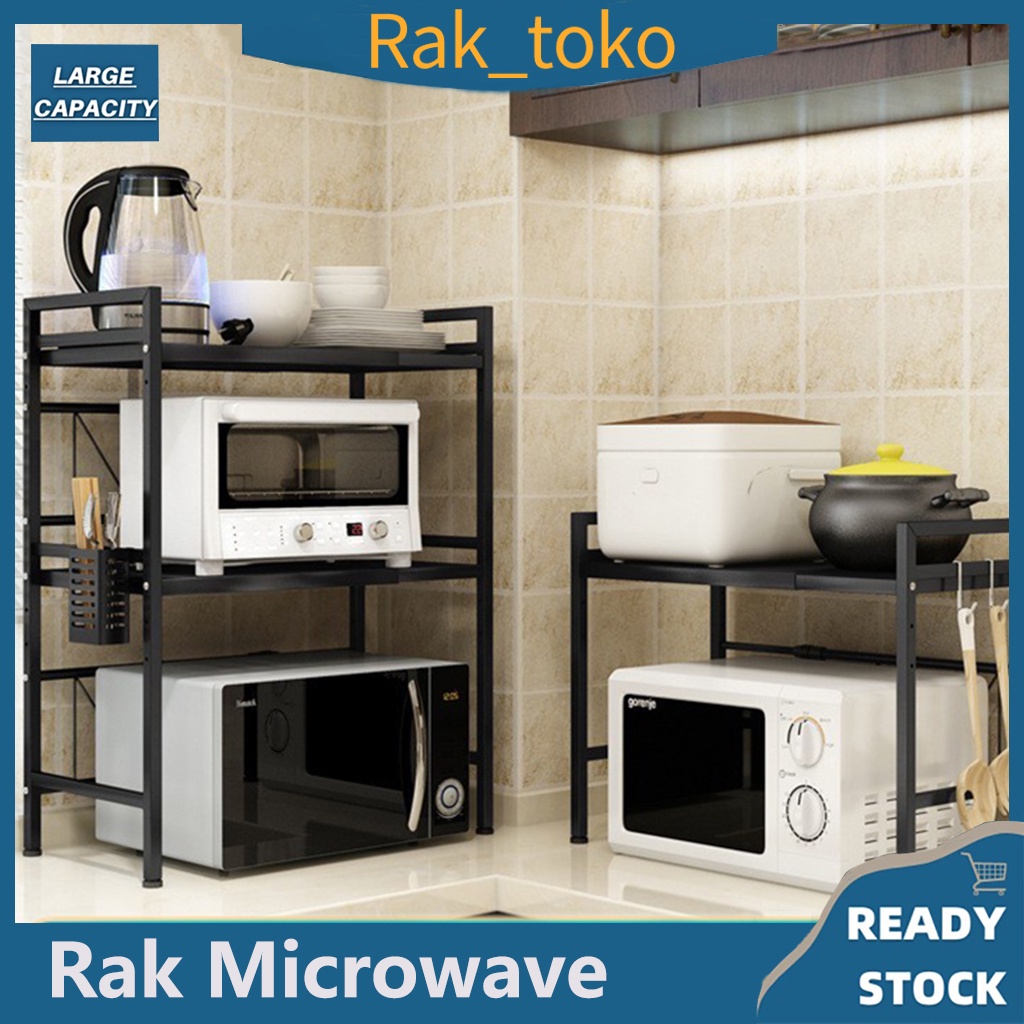 Jual Rak Dapur Multifungsi Rak Penyimpanan Rak Microwave Bumbu dan ...