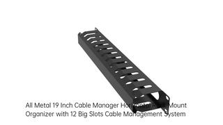 Jual 19inch Kabel Rak Server Metal Wire Management 1U Untuk Rack Server ...