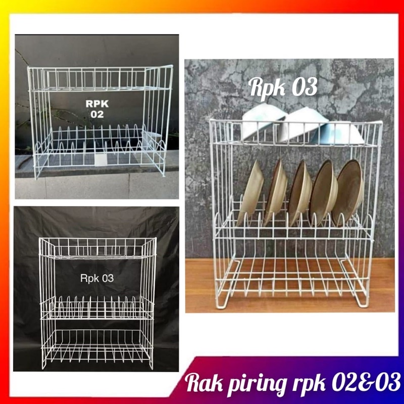 Jual Rak piring susun 3 anti karat, rak piring susun 3 dan susun 2 ...