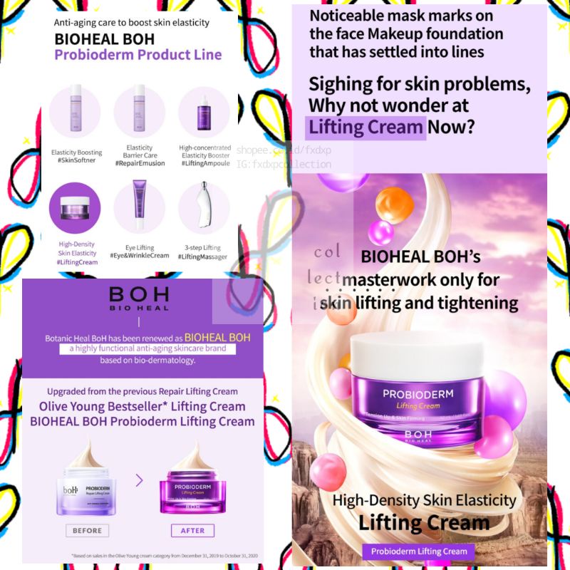 Jual Bio Heal BOH Probioderm Lifting Cream 50ml : Single Product ...