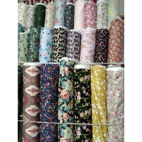 Jual KAIN KATUN JEPANG PREMIUM MOTIP BUNGA | Shopee Indonesia
