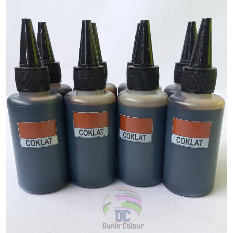 Jual Tinta Stampel Flash Warna Coklat 100ML | Shopee Indonesia