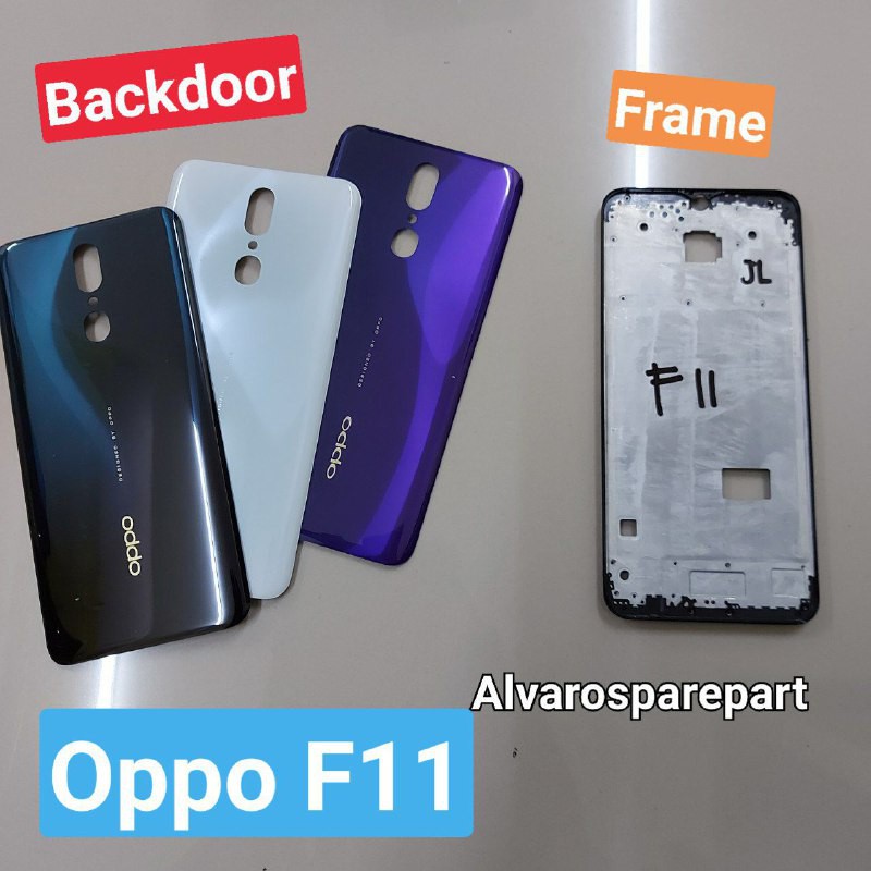 Jual CASING KOMPLIT OPPO F11 - BACKDOOR FRAME TULANG TENGAH TATAKAN LCD ...