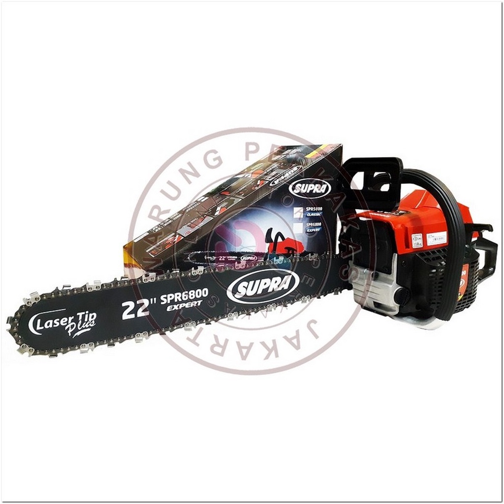 Jual SUPRA Chainsaw SPR-6800 Bar 22” Mesin Gergaji Pohon Kayu 22 Inci Alat Potong Kayu 22 Inch ...