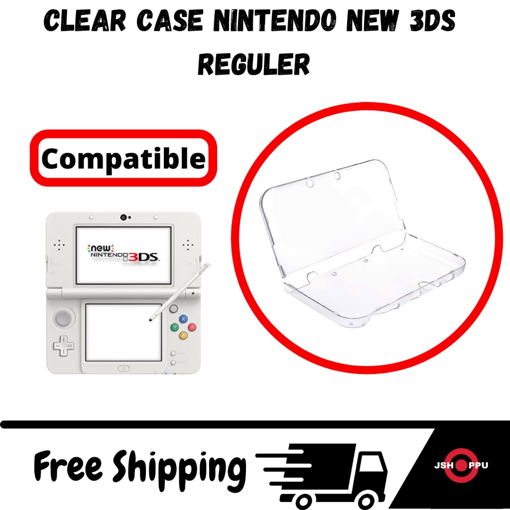 Jual Crystal Case New Nintendo 3DS Reguler Kecil Clear Case New 3DS ...