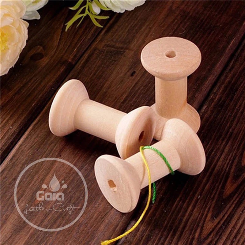 Jual Spool bobbin kayu gulungan benang | Shopee Indonesia