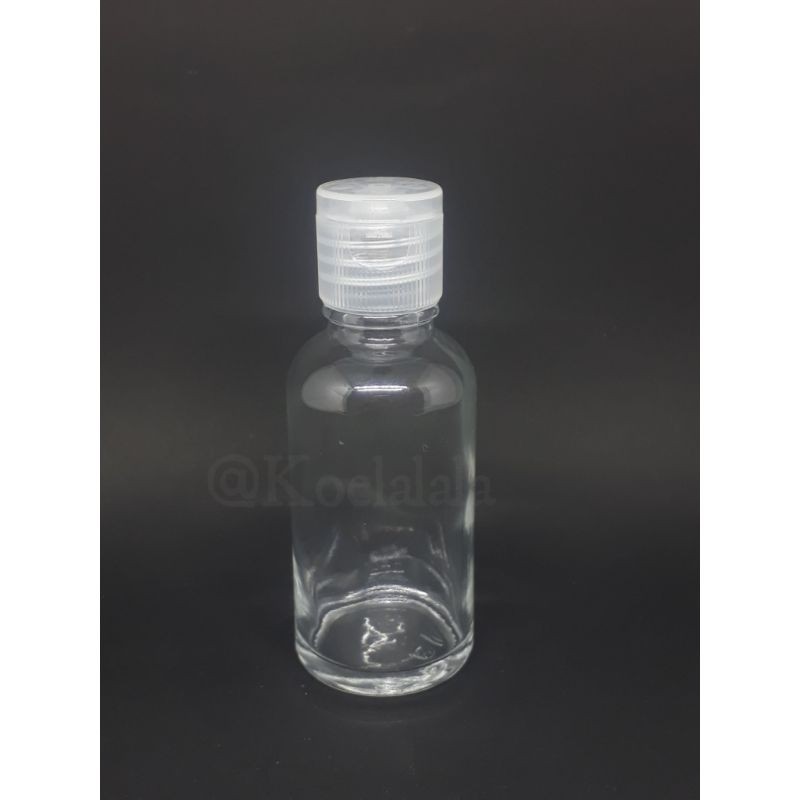 Jual Botol Kaca 30ml Tutup Fliptop Amber dan Bening/Clear | Shopee Indonesia