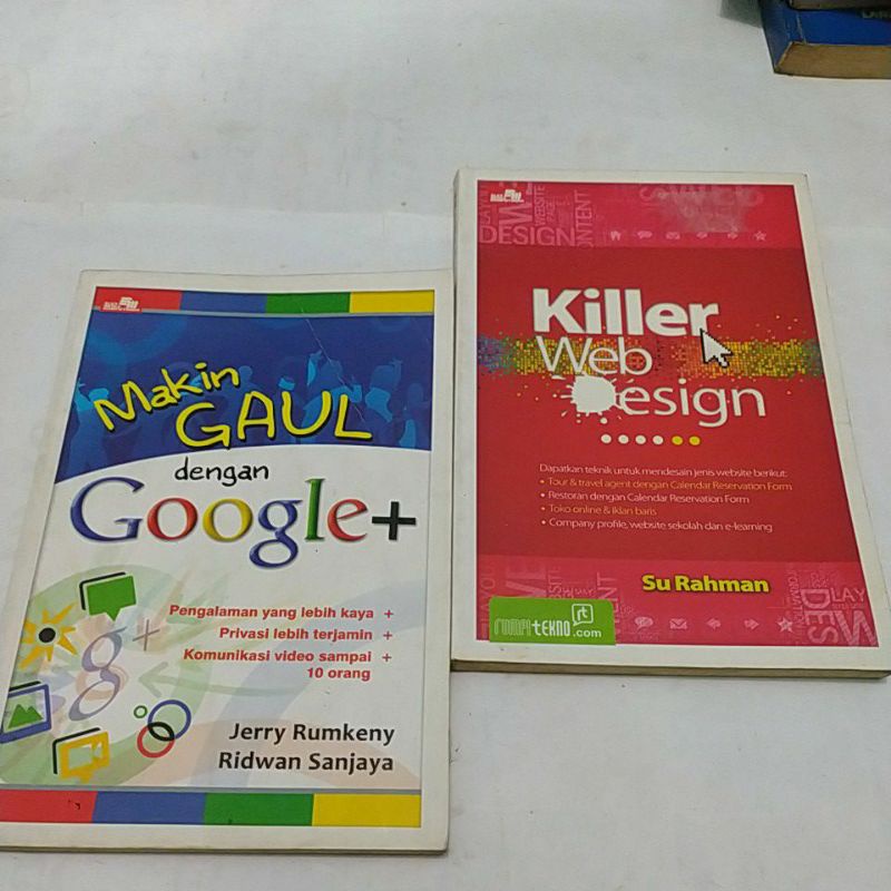 Jual HARGA 1AN KILLER WEB DESIGN dan MAKIN GAUL DENGAN GOOGLE+ | Shopee ...