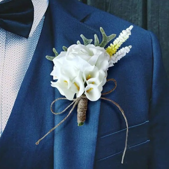 Jual Bunga Jas Pengantin Pria Bunga Kecil Groomsmen BBPJJ | Shopee ...