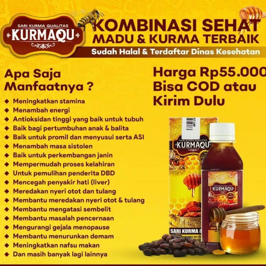 Jual Kurmaqu GMJ 100% ekstrak madu,obat herbal alami vitamin , supelmen berbagai macam penyakit ...