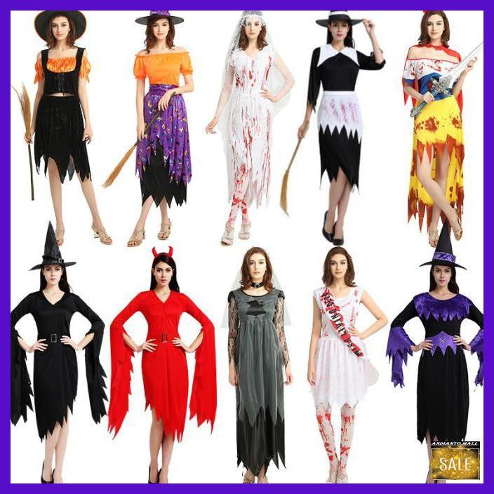 Jual KOSTUMBIHO- KOSTUM HALLOWEEN WANITA DEWASA BAJU PESTA COSPLAY ...