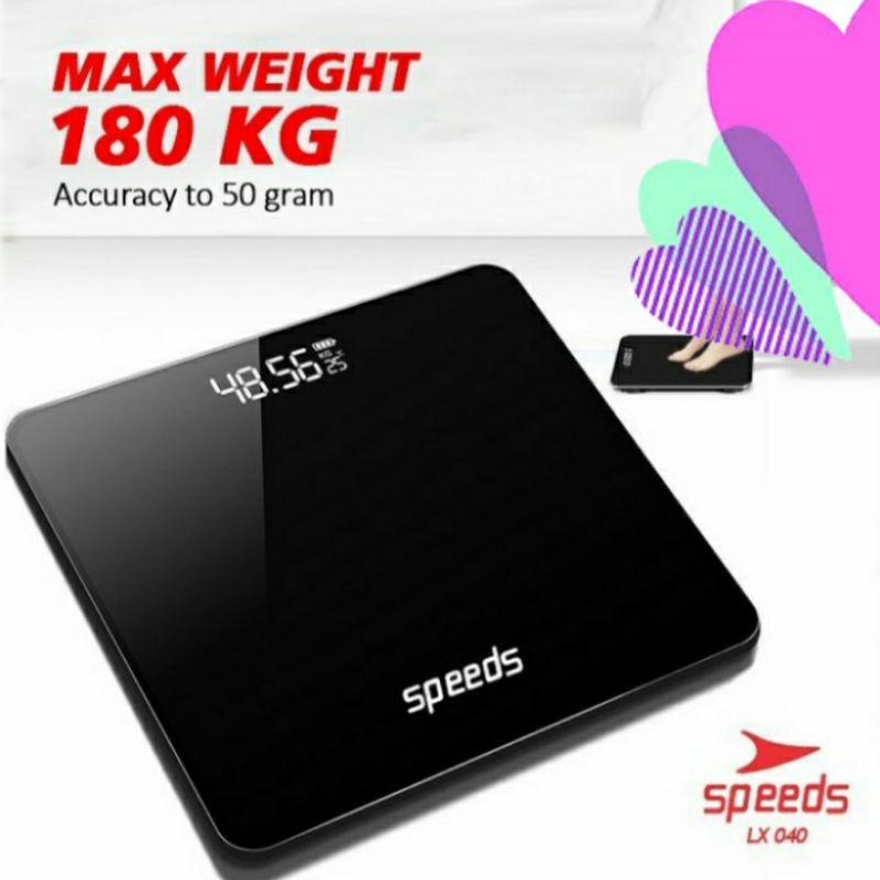 Jual Timbangan Badan Digital Kaca Max 180kg Dewasa Alat Timbang Smart ...