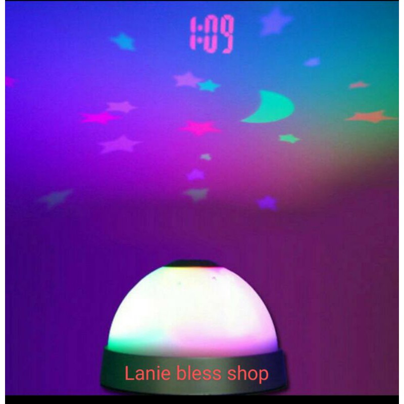 Jual jam meja proyektor Bintang bintang.jam led jam unik | Shopee Indonesia