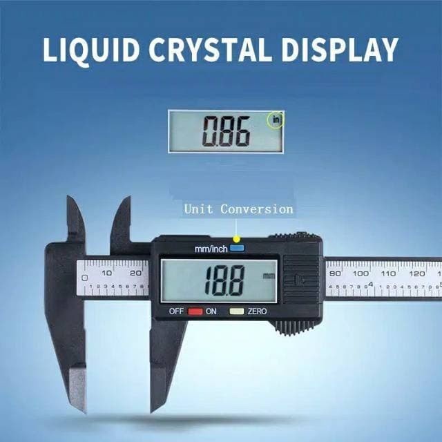 Jual Jangka Sorong Digital Sketmat Sigmat Vernier Caliper Liquid Ukur LCD | Shopee Indonesia