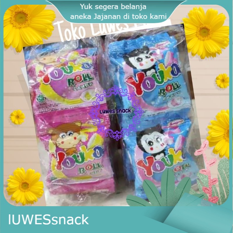 Jual Youka roll isi 10pcs-permen buah-permen jadul-permen aneka rasa ...