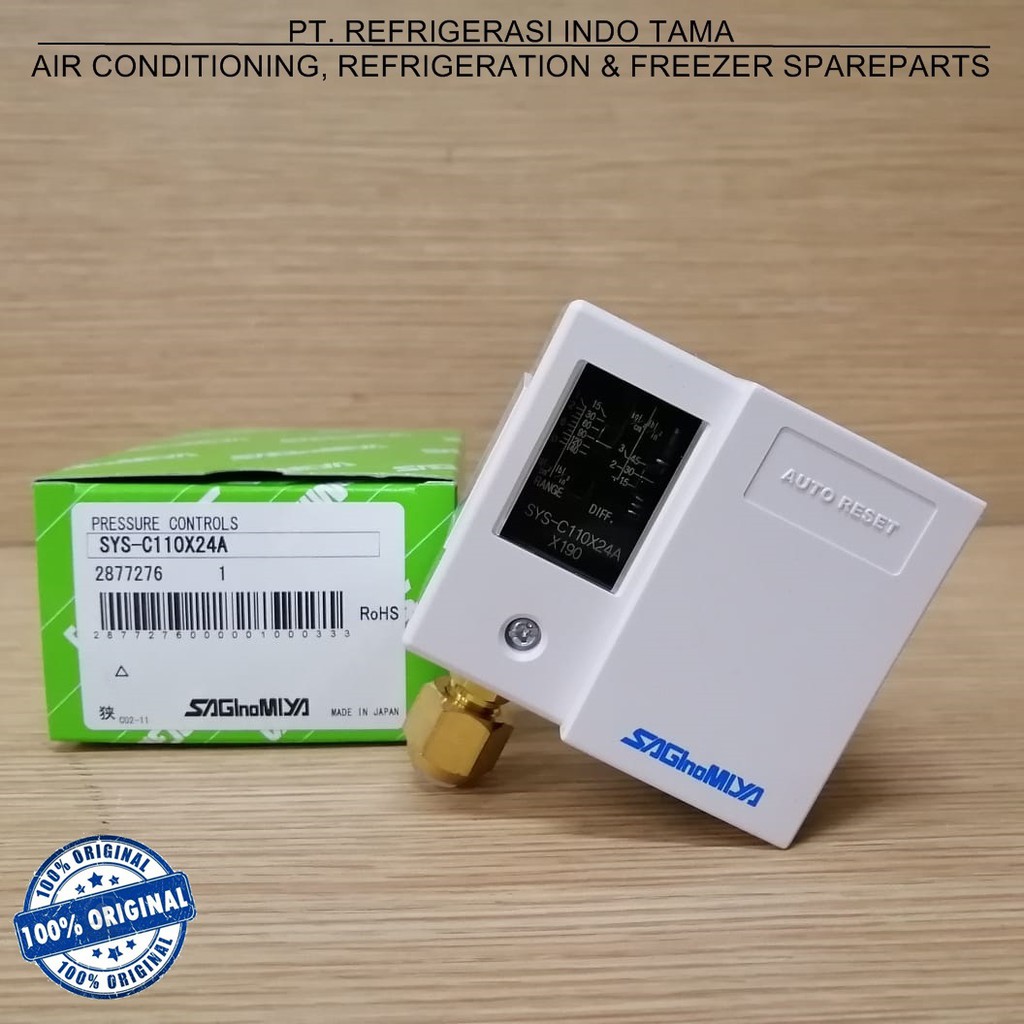Jual SYS-C110X24A PRESSURE CONTROL SAGINOMIYA ( SYS-C110X ) | Shopee ...