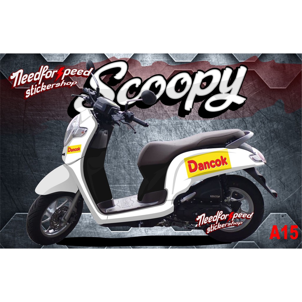 Jual STIKER STRIPING DECAL MOTOR MERK LUCU | Shopee Indonesia