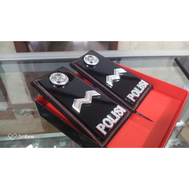 Jual PANGKAT POLISI AIPDA MIKA AKRILIK KAIN | Shopee Indonesia