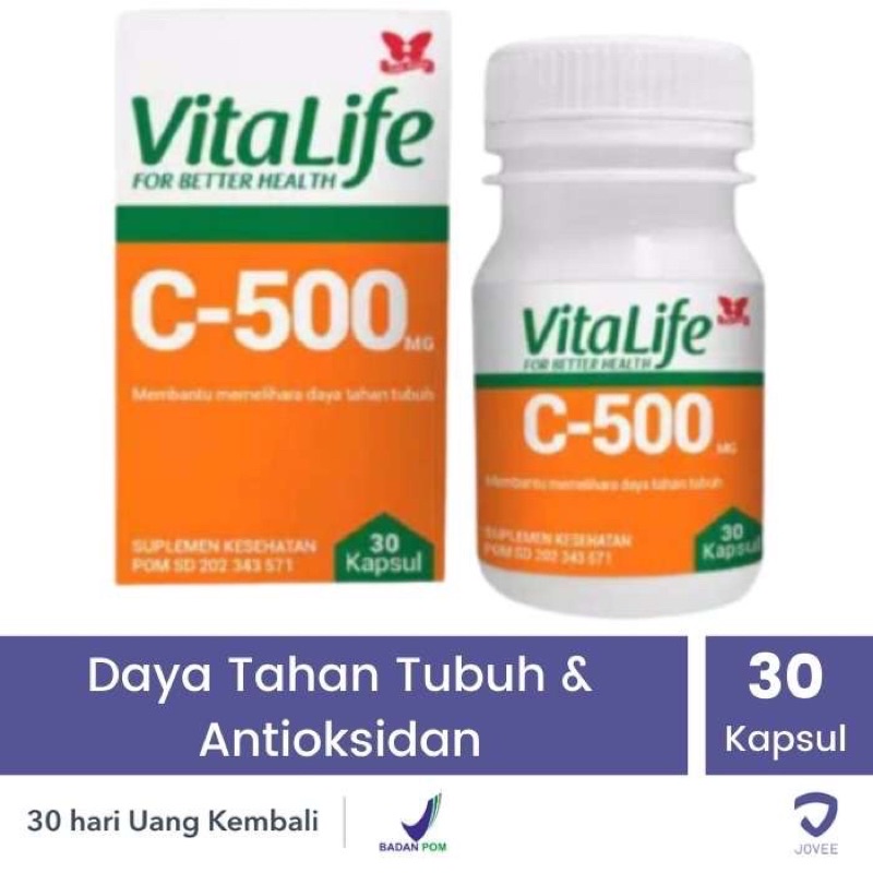 Jual Vitalife 500mg /vitamin daya tahan tubuh | Shopee Indonesia