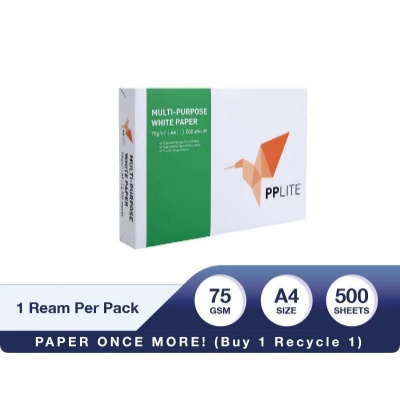 Jual KERTAS A4 75gsm 1 RIM (500 lembar) | Shopee Indonesia