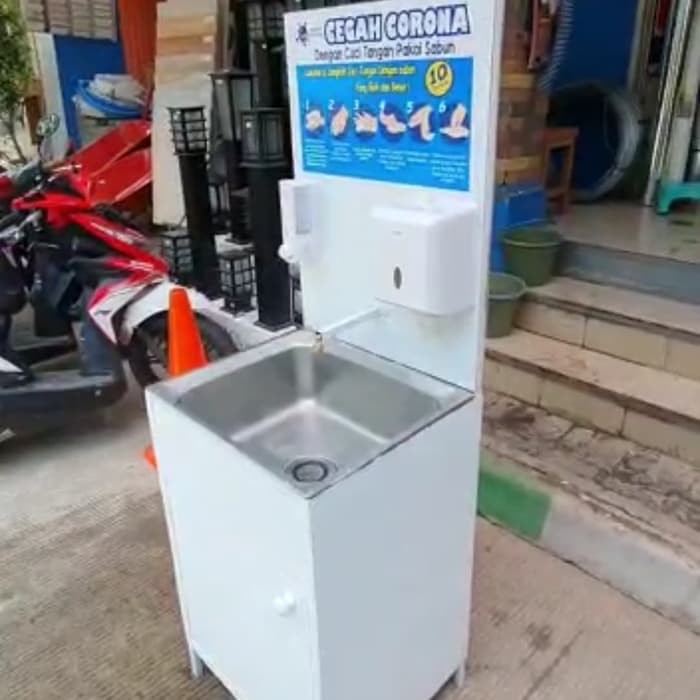 Jual Tempat Cuci Tangan Portable Wastafel Portable Custom | Shopee ...