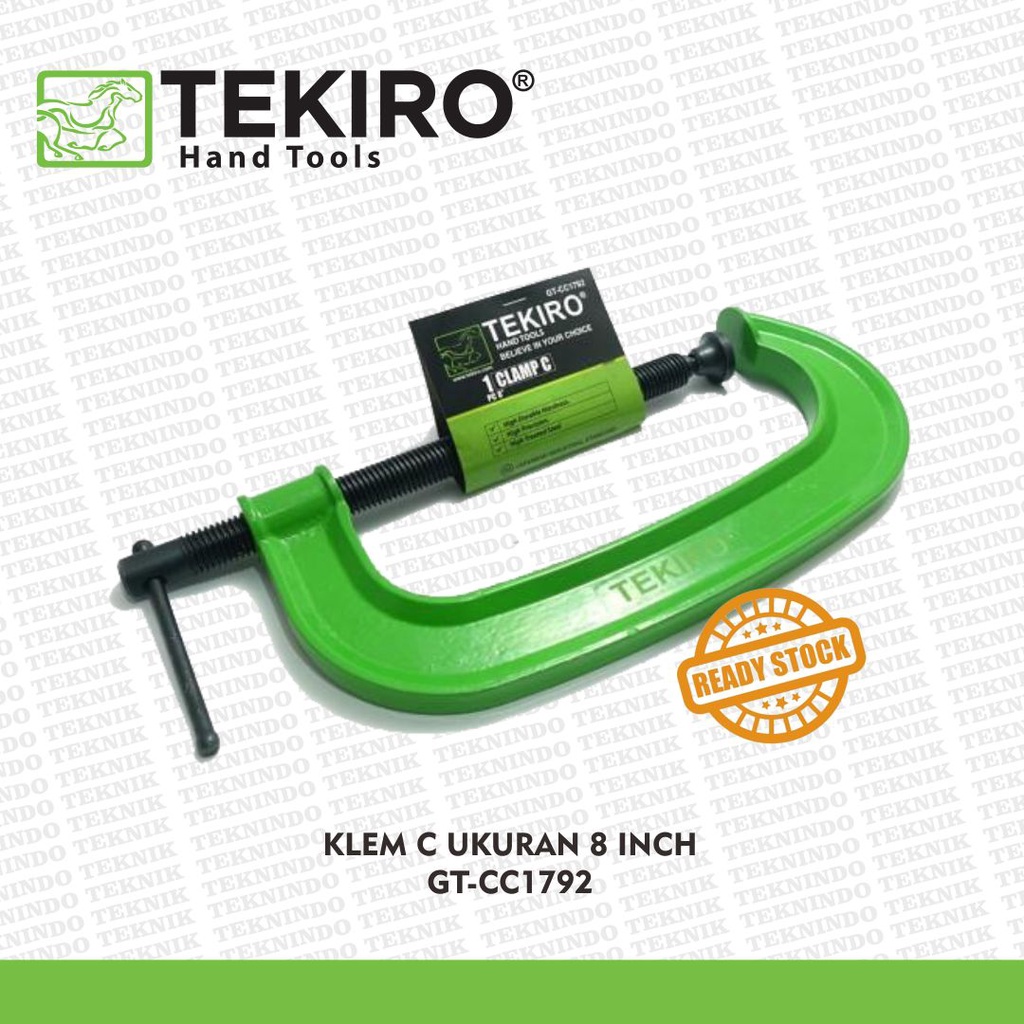 Jual Tekiro Klem / Clamp C Ukuran 8 Inch Type GT-CC1792 | Shopee Indonesia