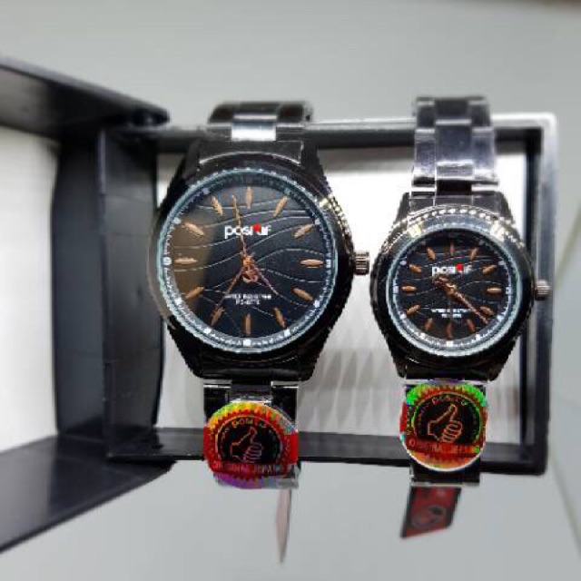 Jual Jam tangan rantai couple POSITIF original (free box & baterai ...