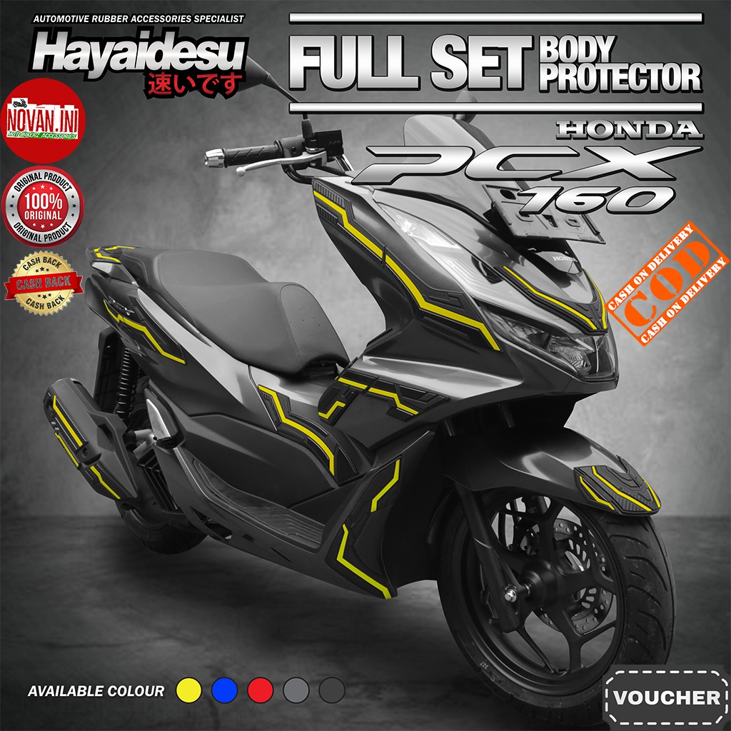 Jual HONDA PCX 160 Body Protector FULL SET Cover-HAYAIDESU | Shopee ... Jual HONDA PCX 160 Body Protector FULL SET Cover-HAYAIDESU | Shopee ...