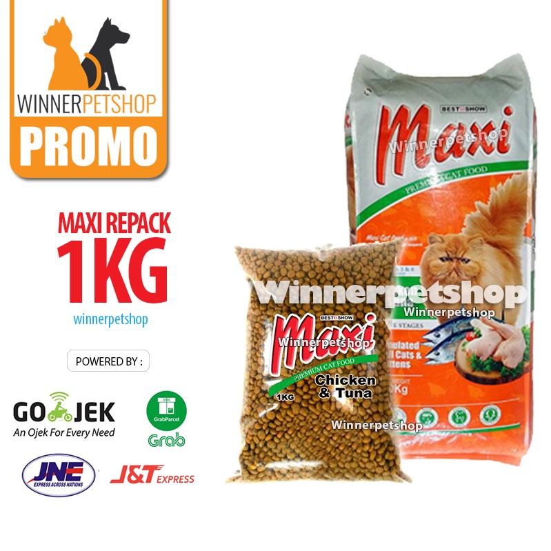Jual Maxi Cat REPACK 1Kg - Makanan Kucing Maxi 1kg 1 kg Maxicat maxi ...