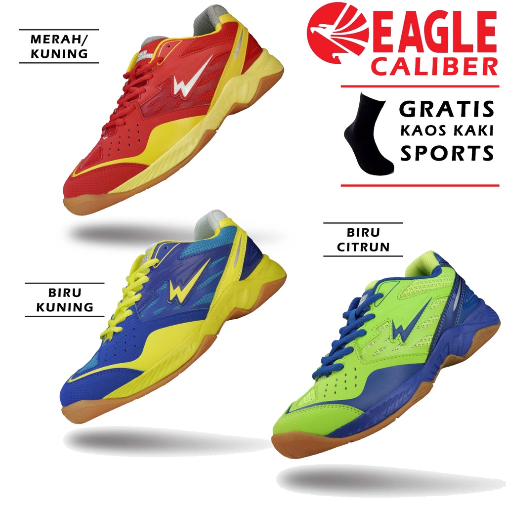 Jual Sepatu Badminton Eagle Caliber Original - Sepatu Bulu Tangkis ...
