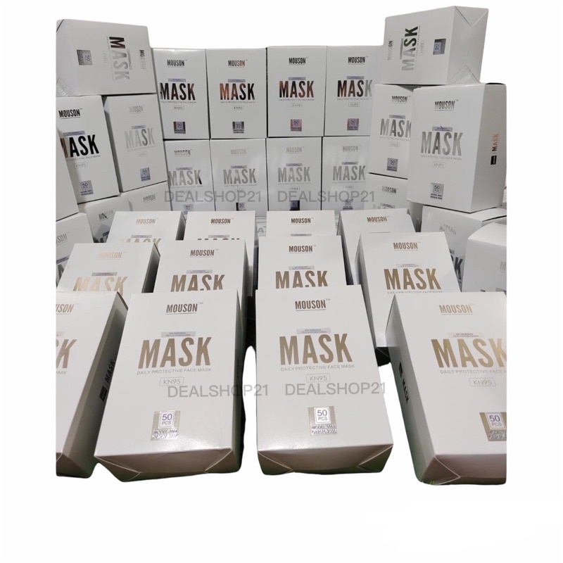 Jual MASKER KN95 MOUSUN 5PLY, 1 BOX ISI 50pcs | Shopee Indonesia