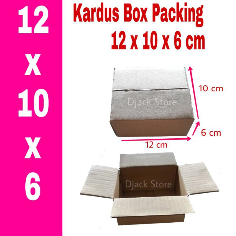 Jual Kardus Box Packing 12x10x6 cm | Shopee Indonesia
