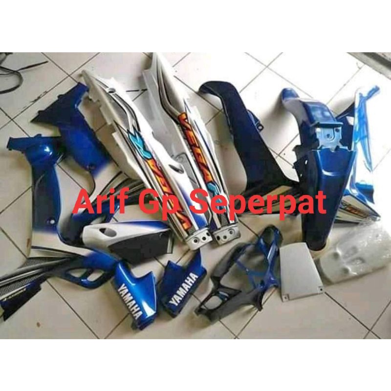 Jual Cover body set Vega r lama Vega r old biru dan merah putih ...
