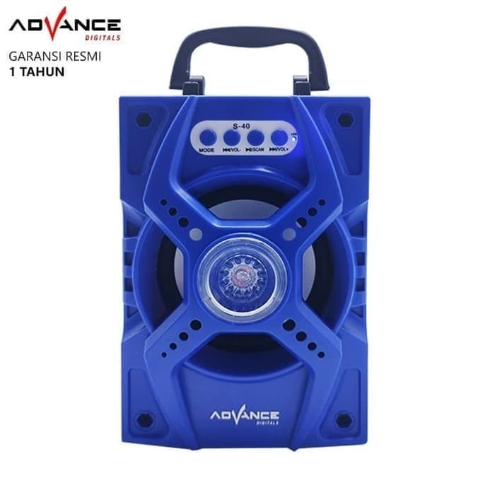 Jual SPEAKER BLUTUT / SPEAKER PORTABLE S40BT / BLUETOOTH ADVANCE S-40 BT/SPEAKER UNIK/SUARA BASS ...