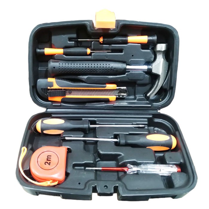 Jual Alat perkakas reparasi perbaikan tukang 8 in 1 Hand tool kit set ...